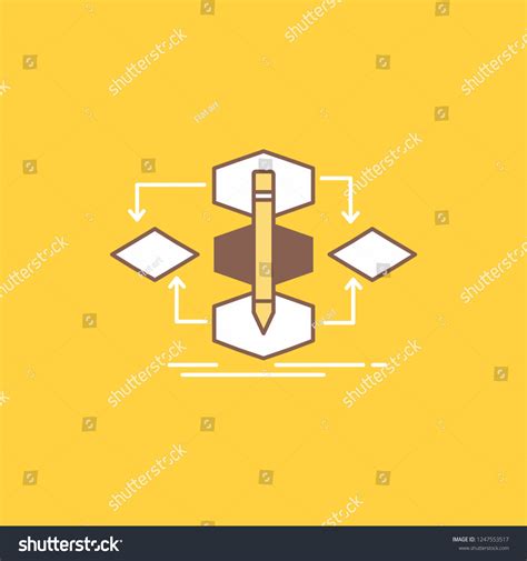 Algorithm Design Method Model Process Flat Stock Vector Royalty Free