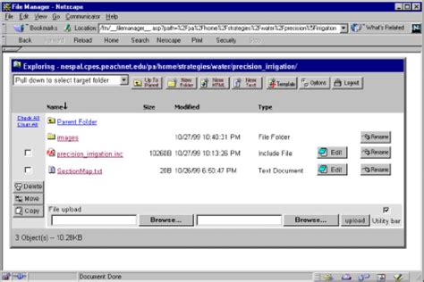 An Example Of The Web Based Interface Used At The Uga Site To Allow