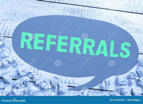 Sign Displaying Referrals Concept Meaning Act Action Or An Instance