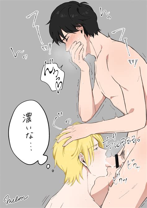 Rule Ash Lynx Banana Fish Blowjob Blush Eiji Okumura Gay Oral Yaoi
