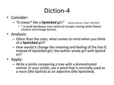 PPT Voice Lessons DICTION Mrs Knowles AP Language And Composition PowerPoint Presentation