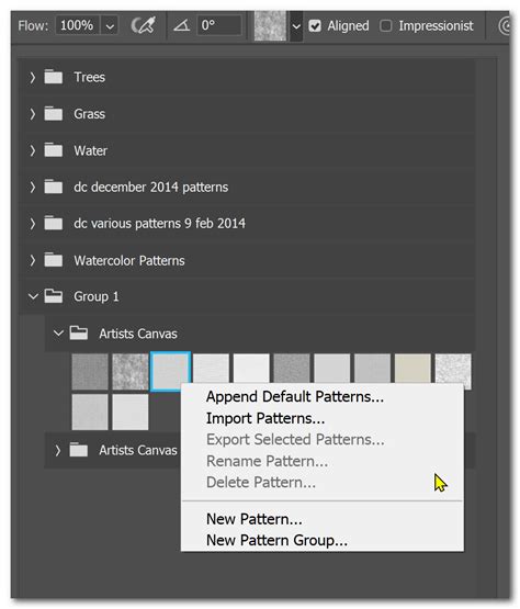 solved how to delete patterns in ps 21 2 3 adobe support community