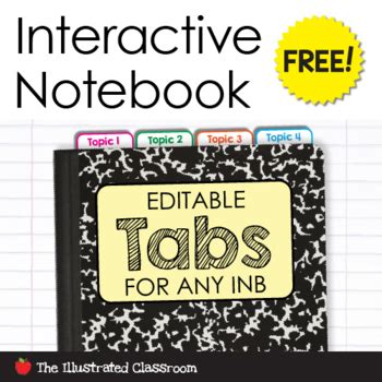 Interactive Notebook Freebies For Any INB The Illustrated Classroom
