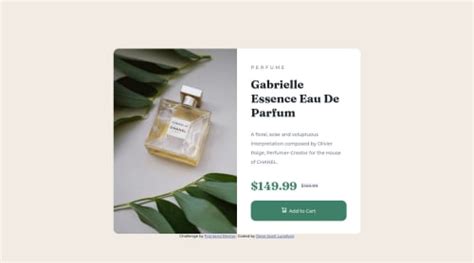 Frontend Mentor Responsive Product Preview Card Coding Challenge Solution