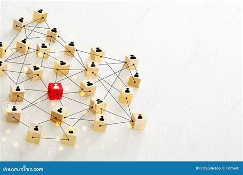 Abstract Photo Of Connectivity Concept Linking Entities Hierarchy And