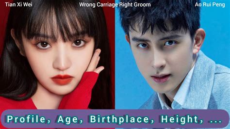 Ao Rui Peng and Tian Xi Wei (Wrong Carriage Right Groom) | Profile, Age, Birthplace, Height ...
