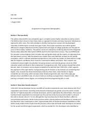Assignment 2 Docx CISC 181 Dr Carolyn Lamb 1 August 2022 Assignment 2 Programmer