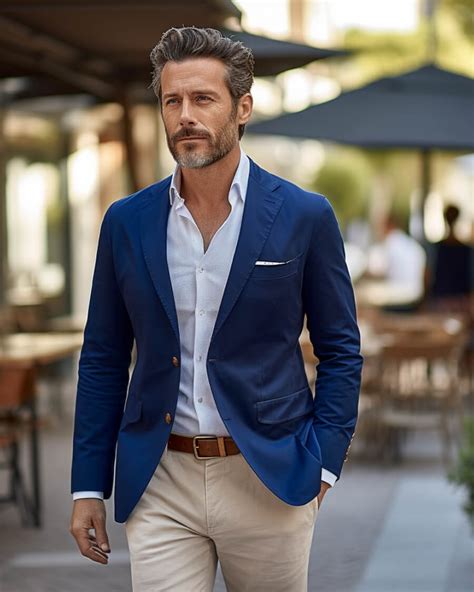 Outfit Con Saco Azul Marino
