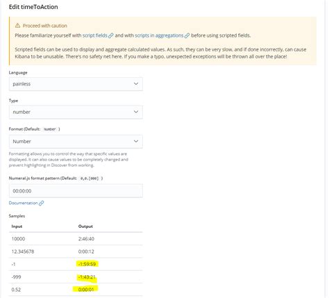 Number Formatting To Hhmmss For Negative Value Scripted Field Not Working · Issue 34347