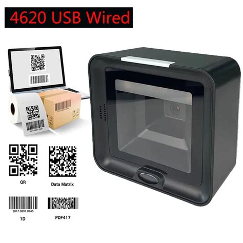 휴대용 Qr 바코드 리더 무선 유선 Usb 플랫폼 슈퍼마켓 바코드 리더 1d 2d 바코드 스캐너 Pdf417 블루투스 24g Aliexpress