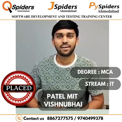Qspiders Ahmedabad Offline Drive Generic Requirement For Registration Call Us 8867277575