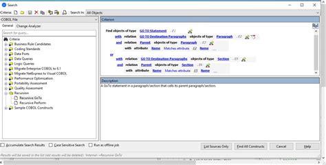 Finding Go To And Perform Statements In Cobol