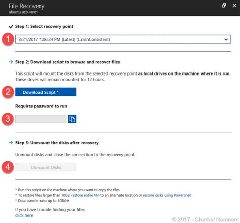 how to restore files and folders from azure linux vm using azurebackup