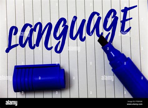 Writing Note Showing Language Business Photo Showcasing Method Of Human Communication Spoken