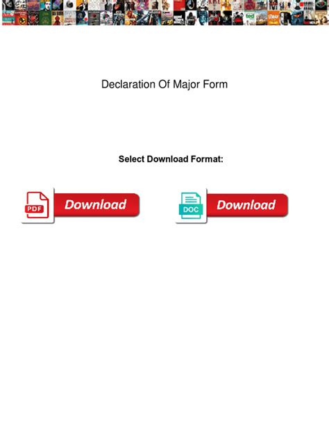 Fillable Online Declaration Of Major Form Declaration Of Major Form Akai Fax Email Print