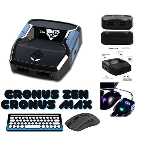 Cronus Zen CronusMax2 Keyboard Mouse Adapter For PS4 XBOX ONE NINTENDO SWITCH XBOX 360 PS3 Wired