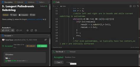 mohammad faisal on linkedin day 32 of dsa longest substring which is