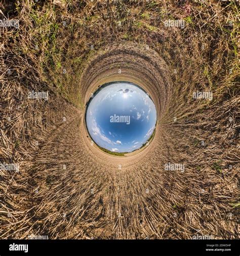 Blue Little Planet Inversion Of Tiny Planet Transformation Of Spherical Panorama 360 Degrees