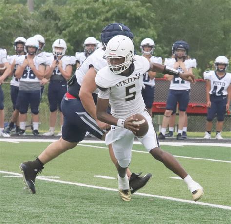 High School Football East Hall Senior Quarterback Jamarcus Harrison