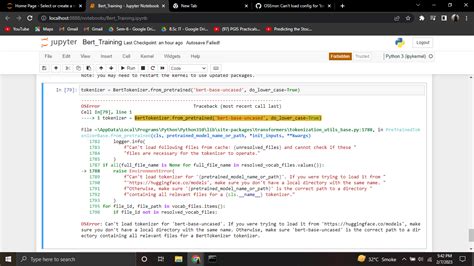 OSError Can T Load Config For Bert Base Uncased Issue Huggingface Transformers GitHub