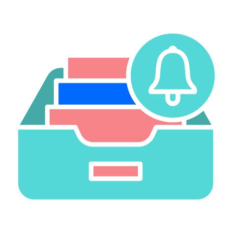 받은편지함 아이콘 Generic Color Fill