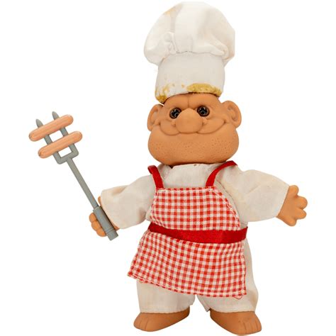 Muñeco Troll Cocinero Marca Russ La Vieja