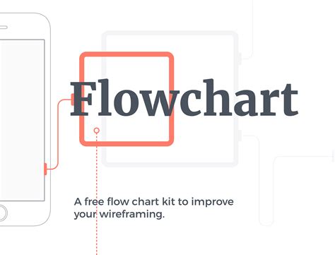 Flowchart Kit Free Mobile Wireframing Kit For Sketch On Behance