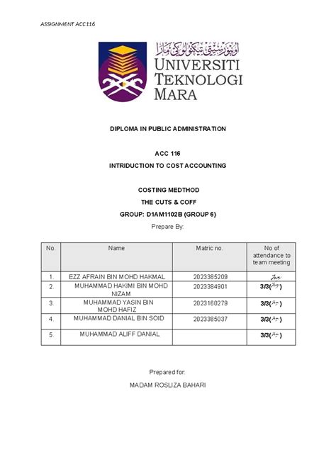 Acc116 Week 14 Group Assignment Group Assignment Acc 116