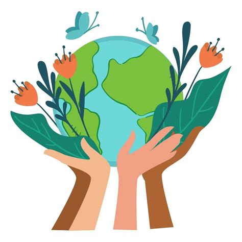 ¡descarga El Vector Libre De Regalías Conciencia Ecológica Y Cuidado