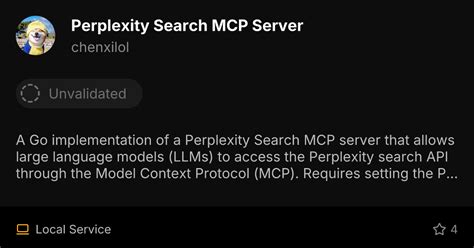 perplexity search mcp server mcp s · lobehub