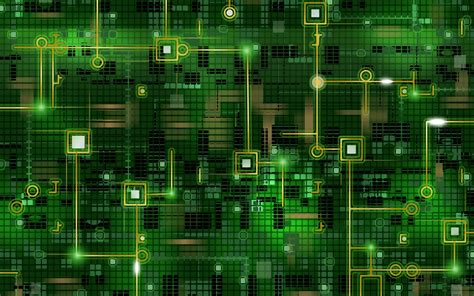 Green Digital Background