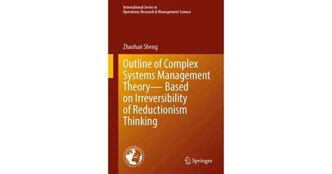 Sheng Outline Of Complex Systems Management Theory— Based On