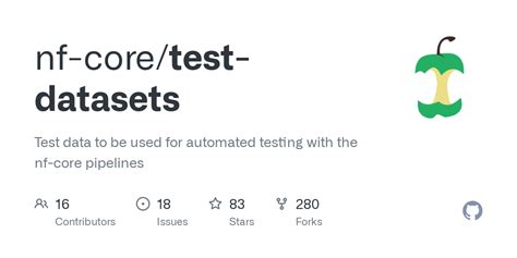 GitHub Nf Core Test Datasets Test Data To Be Used For Automated Testing With The Nf Core