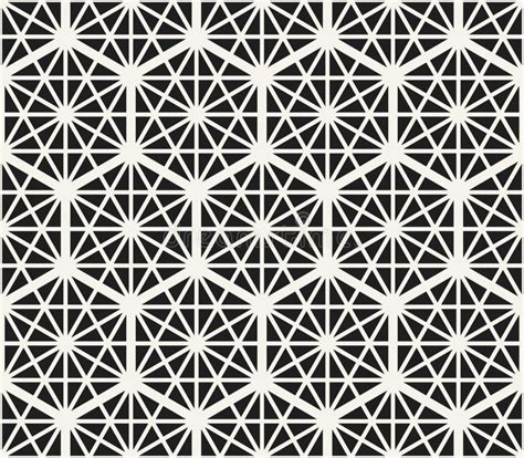 Vector Seamless Abstract Pattern Modern Stylish Striped Lattice Texture Stock Vector