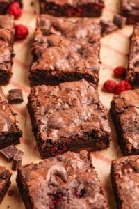 Raspberry Brownies Upgraded Chocolate Box Brownie Mix