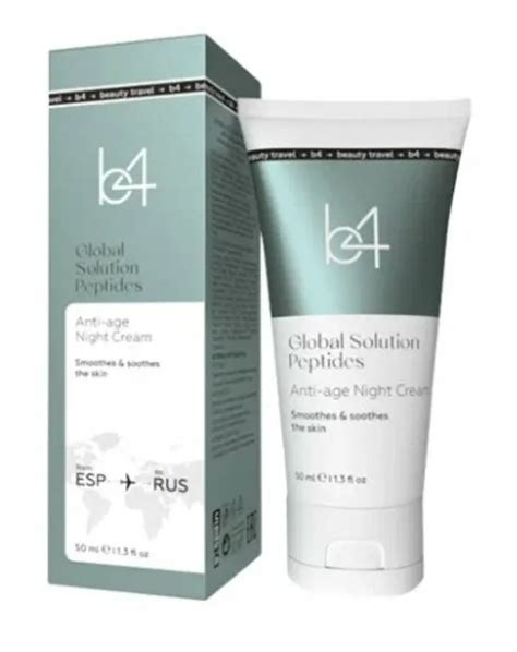 Крем для лица ночной B4 Global Solution Anti Age Night Cream «Аптечный ночной крем B4 Global
