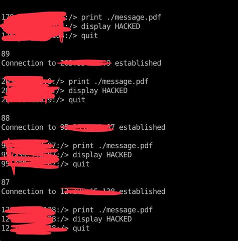 How To Hack 50000 Network Printers And Print Custom Text