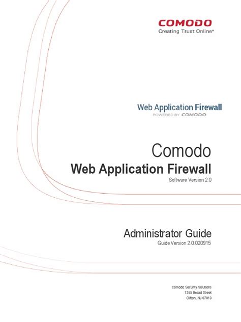 web application firewall comodo pdf world wide web internet and web