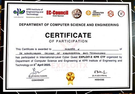 Cybersecurity Ctf Ethicalhacking Kpr Exploitx Learningbydoing