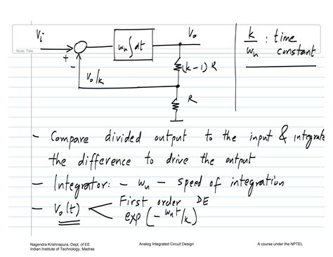 Analog Circuit Design By Nagendra Krishnapur A PPT