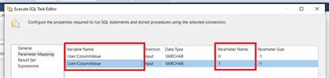 Ssis Execute Sql Task Contain Insert Into And Select Stack Overflow