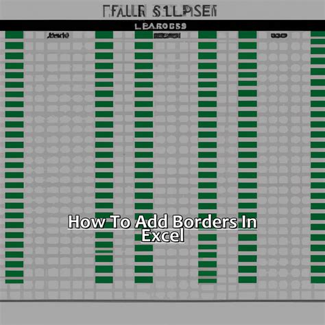 how to add borders in excel anders fogh