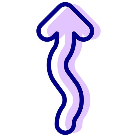 Zigzag Up Arrow Vector Icon Vector Art At Vecteezy