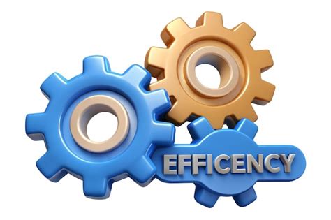 Efficiency Concept Flat Vector Of Interlocking Gears And Cogs For Operational Management Smart