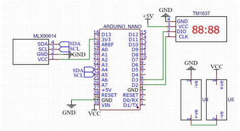 non contact temperature sensor with display