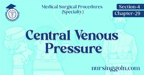 Central Venous Pressure Nursing And Midwifery Gurukul Goln