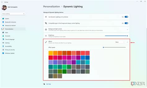 How To Use Dynamic Lighting On Windows 11