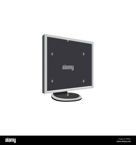 Color Vector Image Computer Monitor Display Illustration Stock Vector Image And Art Alamy