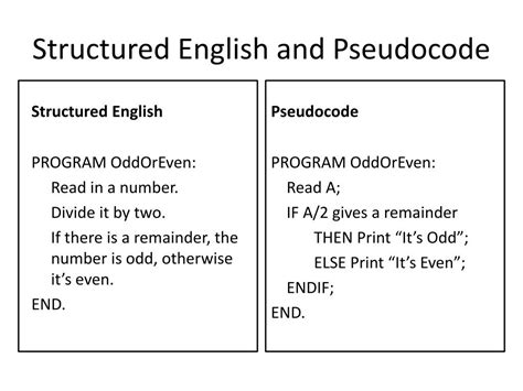 Ppt Flow Charting Structured English And Pseudocode Powerpoint Presentation Id 2168931