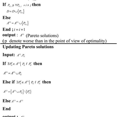pareto optimality evaluation process for resulted solutions download